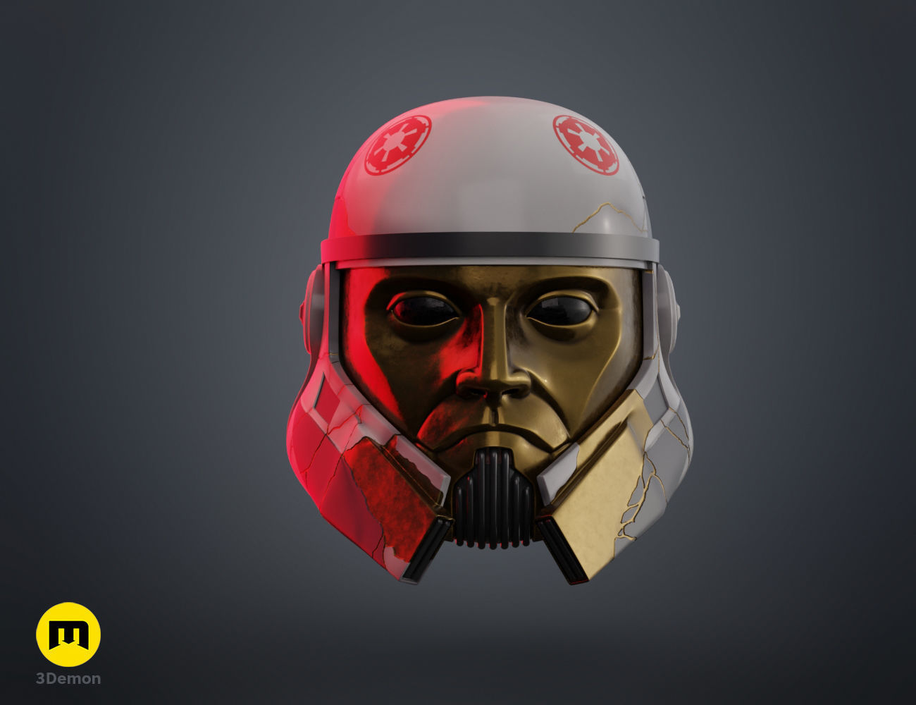 Captain Enoch Helmet 3D model 3D printable | CGTrader