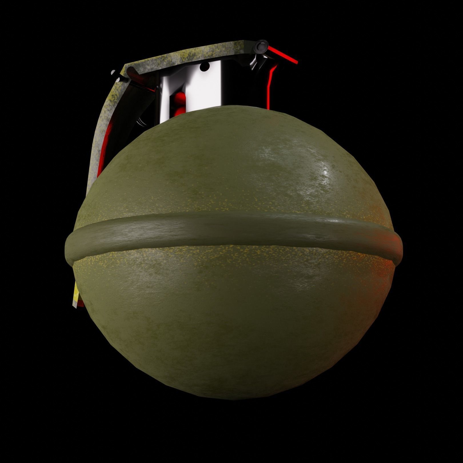 3D model hand bomb game asset VR / AR / low-poly | CGTrader