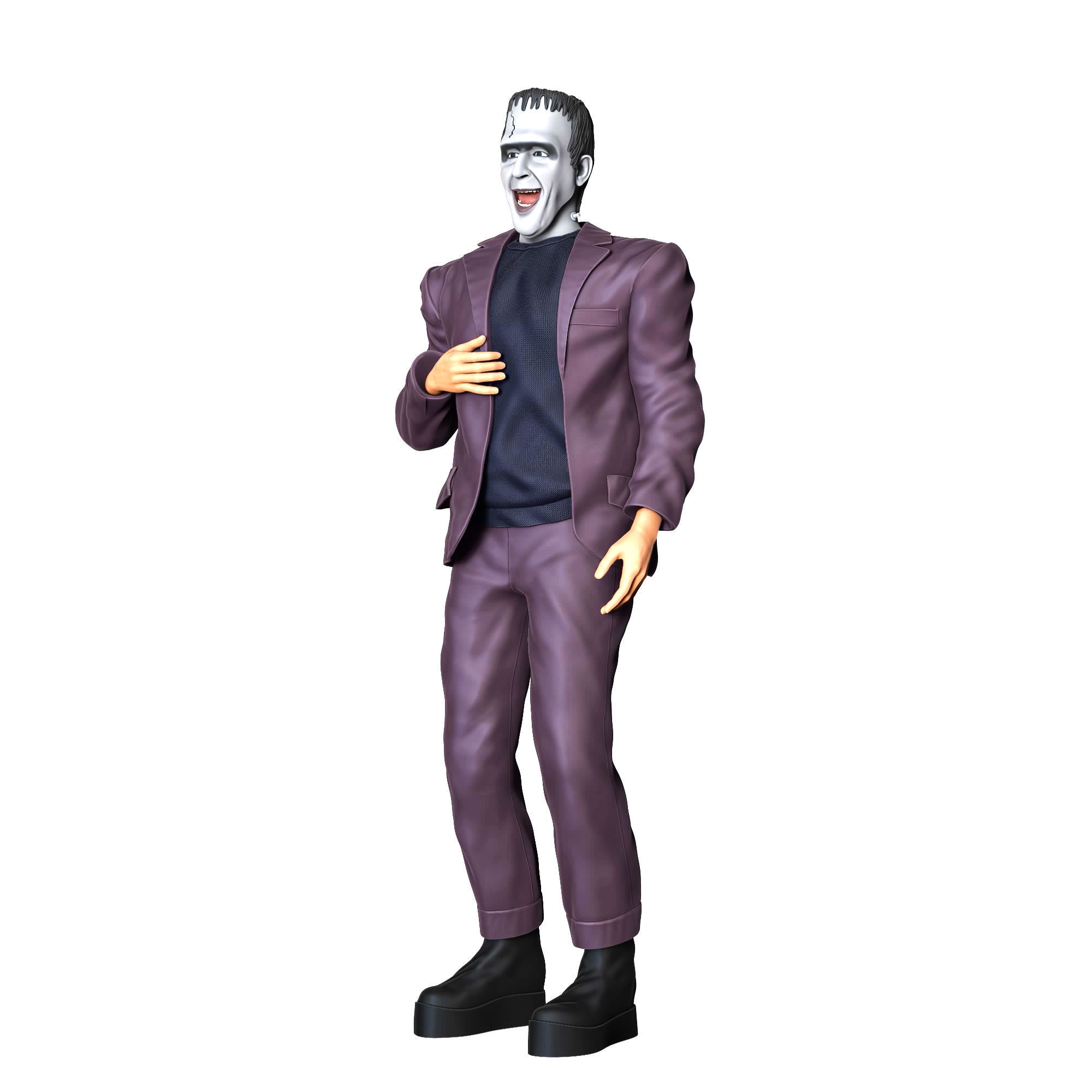 N1 MUNSTERS FRED GWYNNE HERMAN MUNSTER 3D model 3D printable | CGTrader