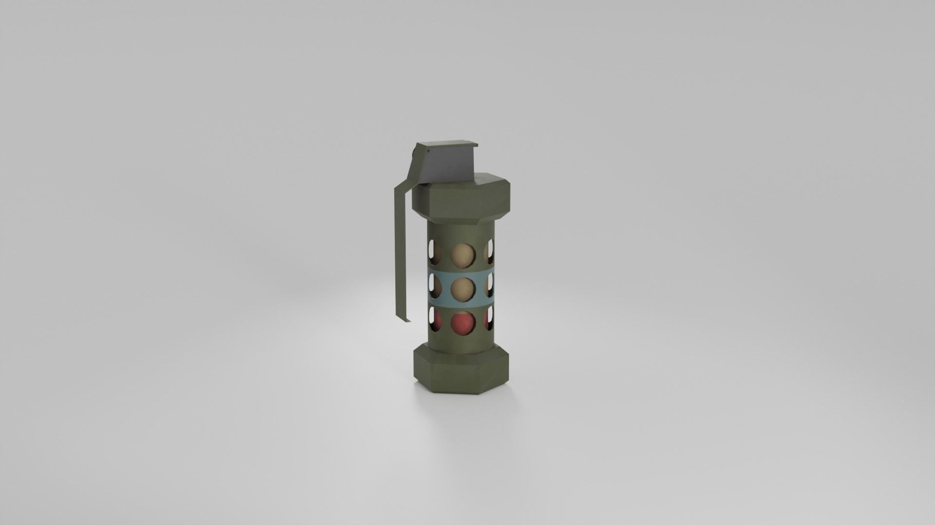 3D model Textured and Rigged Flashbang VR / AR / low-poly | CGTrader