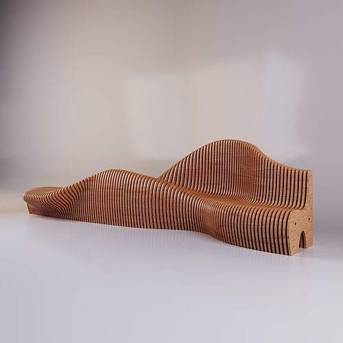 Parametric Bench 3D model | CGTrader