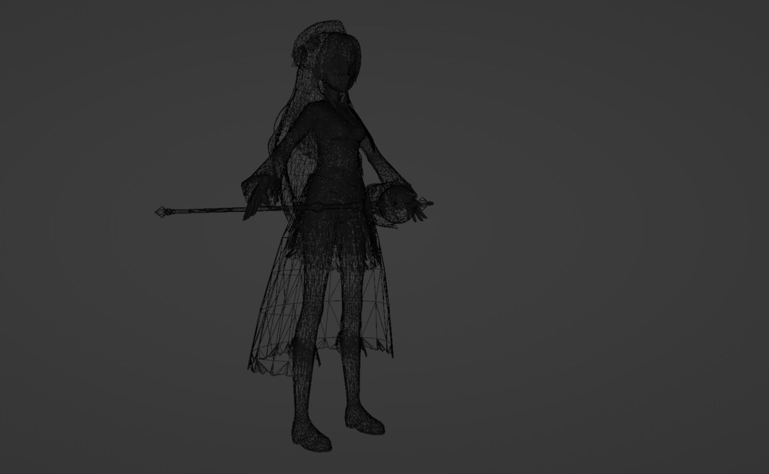 Anime Character - Eternal Radiance Ruby 3D model | CGTrader