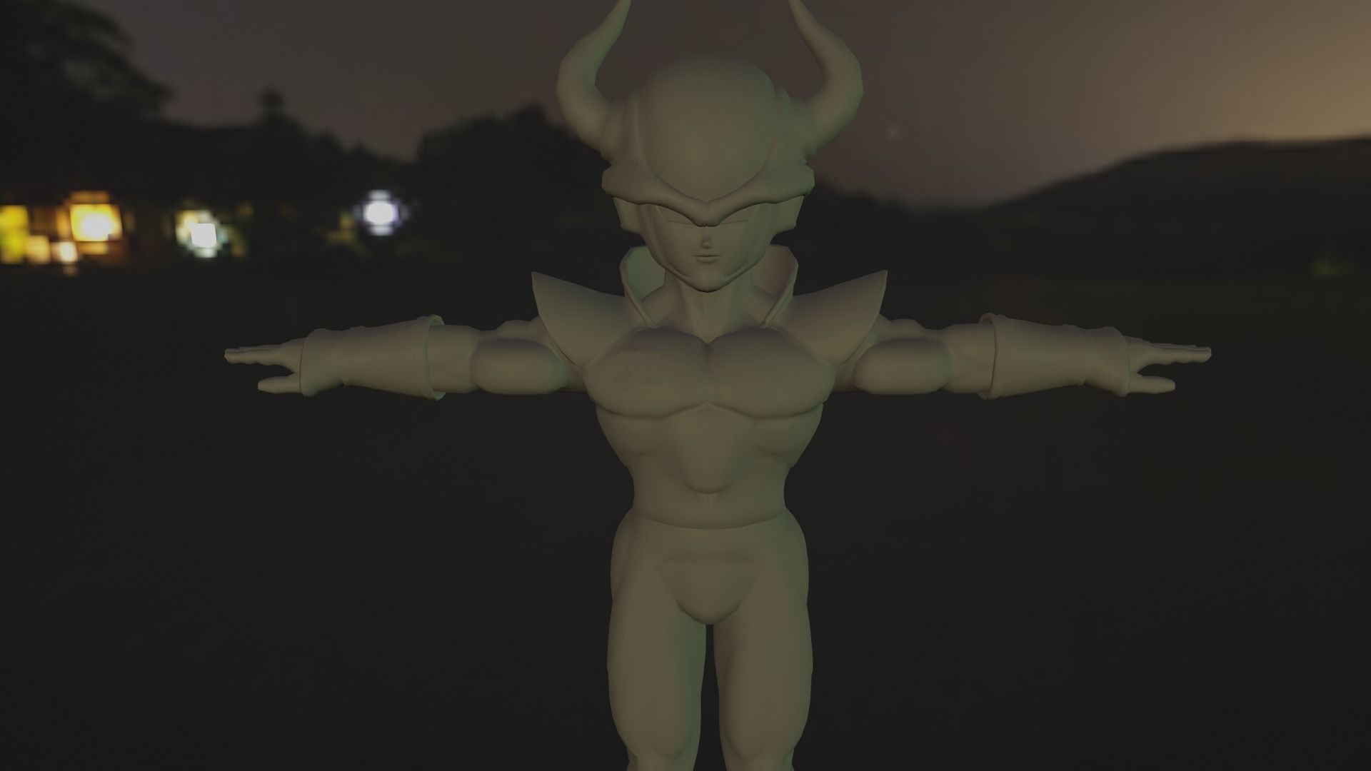 3D model Freeza T pose Character VR / AR / low-poly | CGTrader