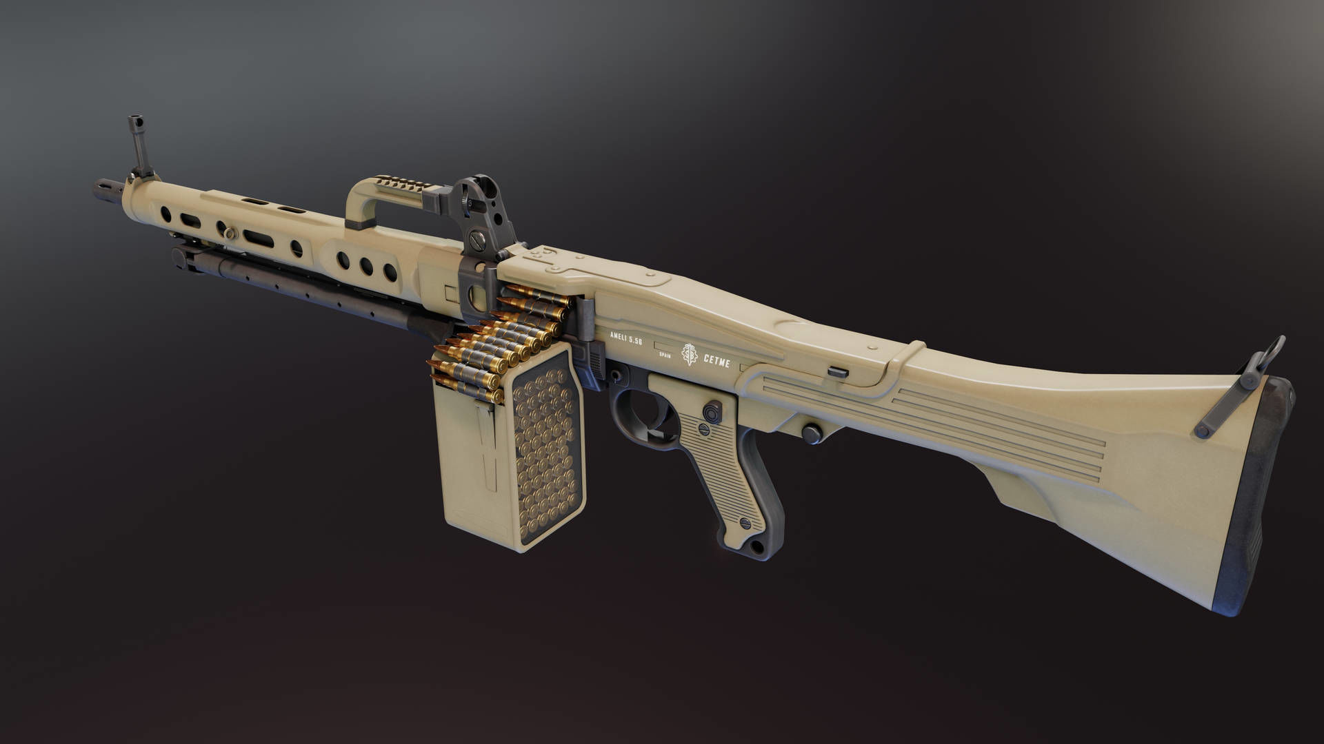 3D model CETME Ameli LMG VR / AR / low-poly | CGTrader
