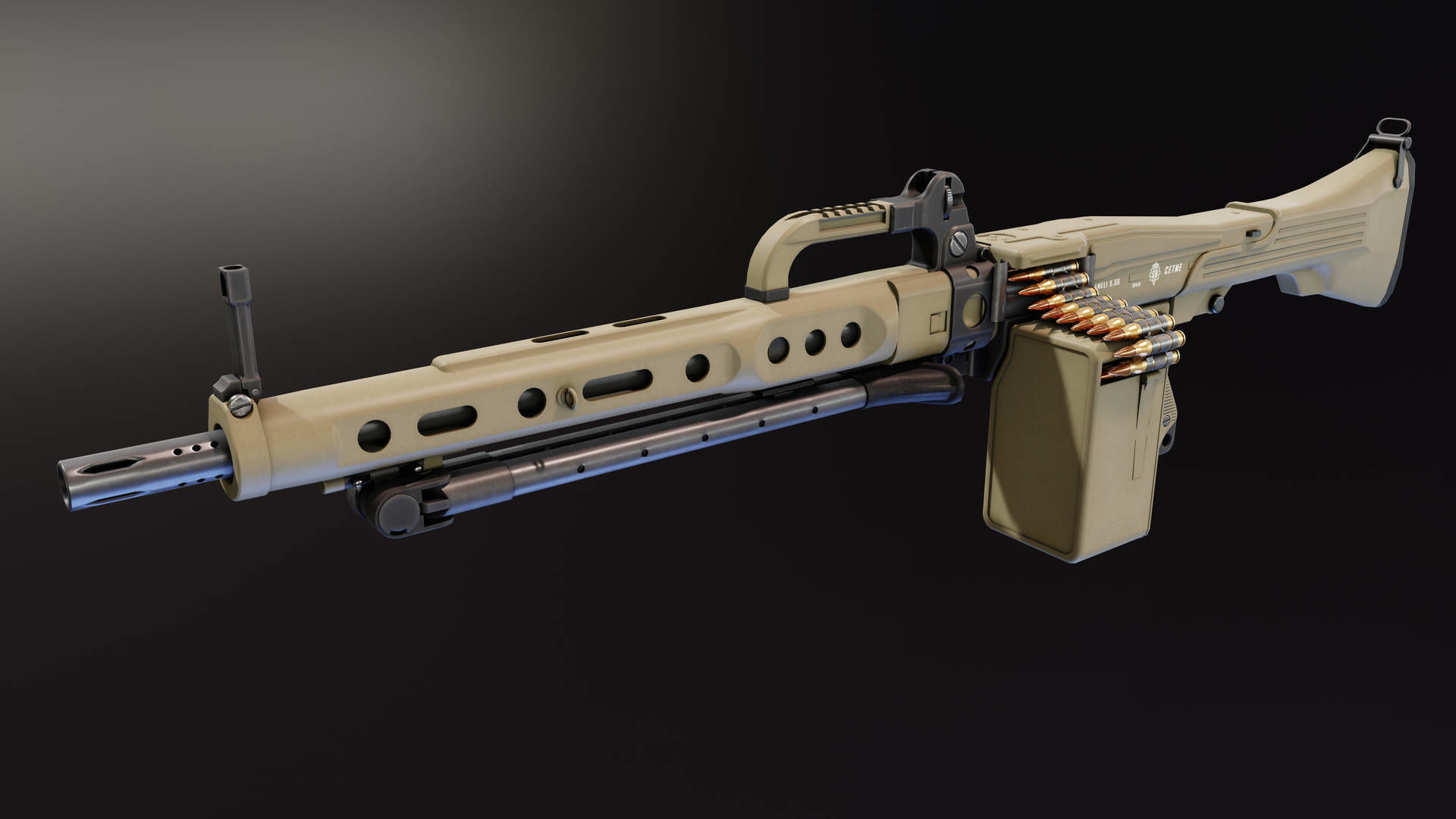 3D model CETME Ameli LMG VR / AR / low-poly | CGTrader