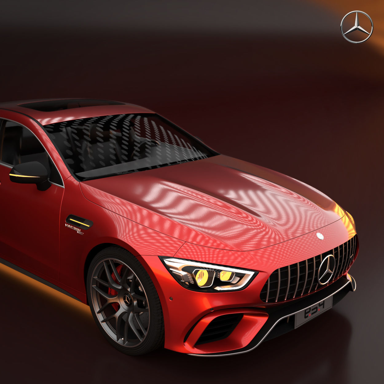 Mercedes Benz AMG GT 63s Detailed 3D model 3D model | CGTrader
