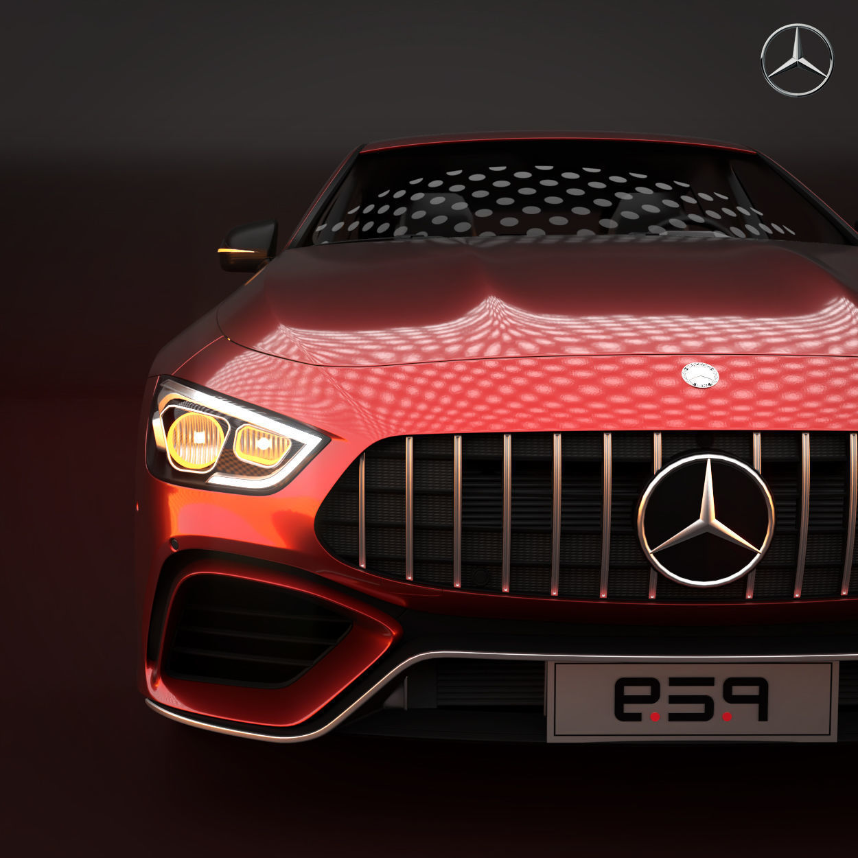 Mercedes Benz AMG GT 63s Detailed 3D model 3D model | CGTrader