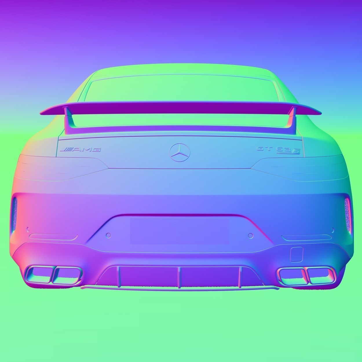 Mercedes Benz AMG GT 63s Detailed 3D model 3D model | CGTrader