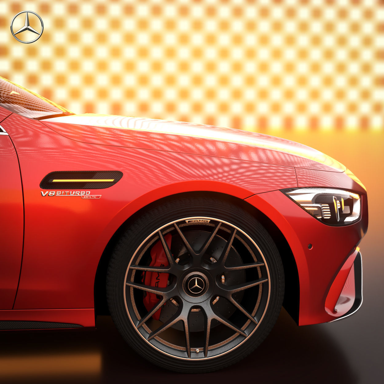 Mercedes Benz AMG GT 63s Detailed 3D model 3D model | CGTrader