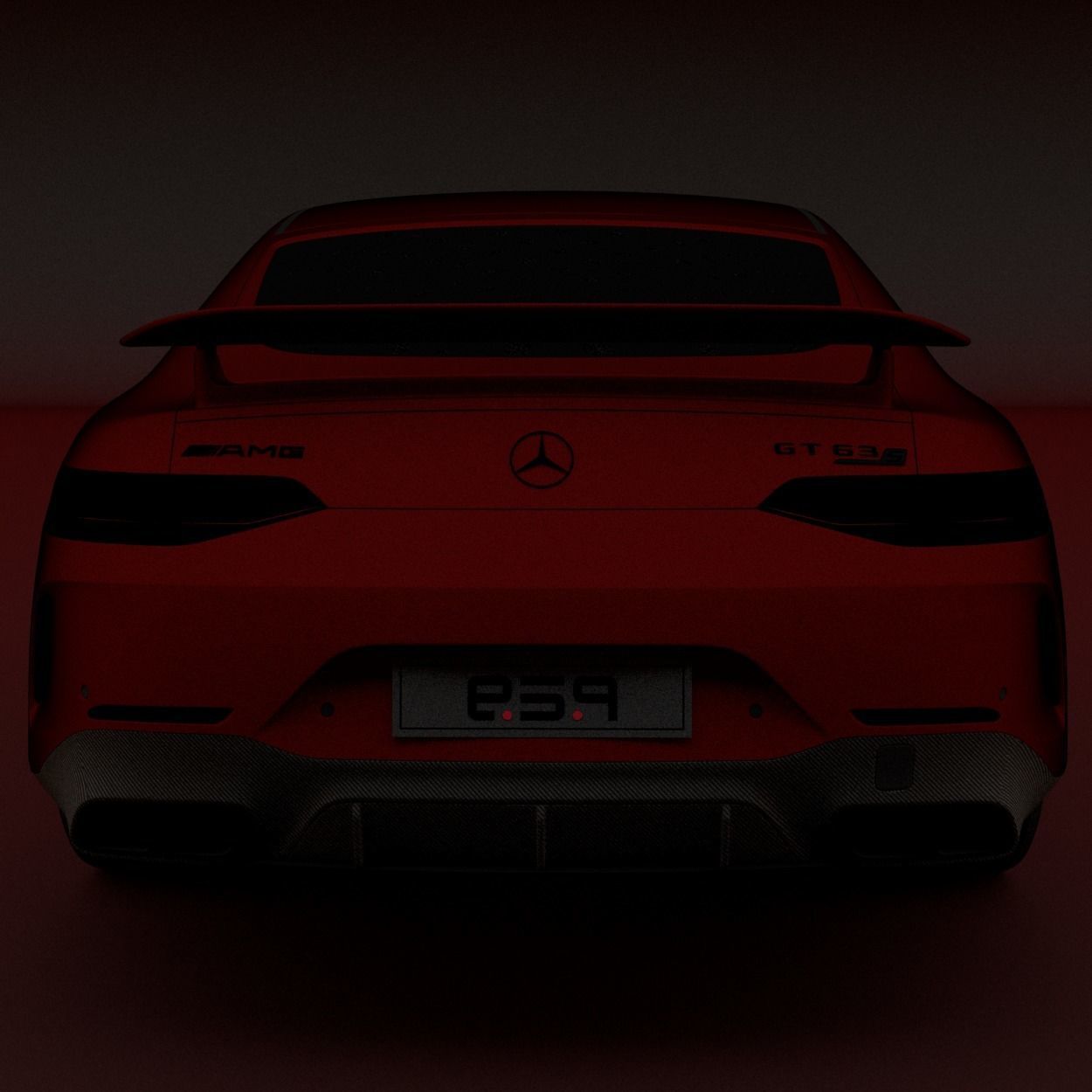 Mercedes Benz AMG GT 63s Detailed 3D model 3D model | CGTrader