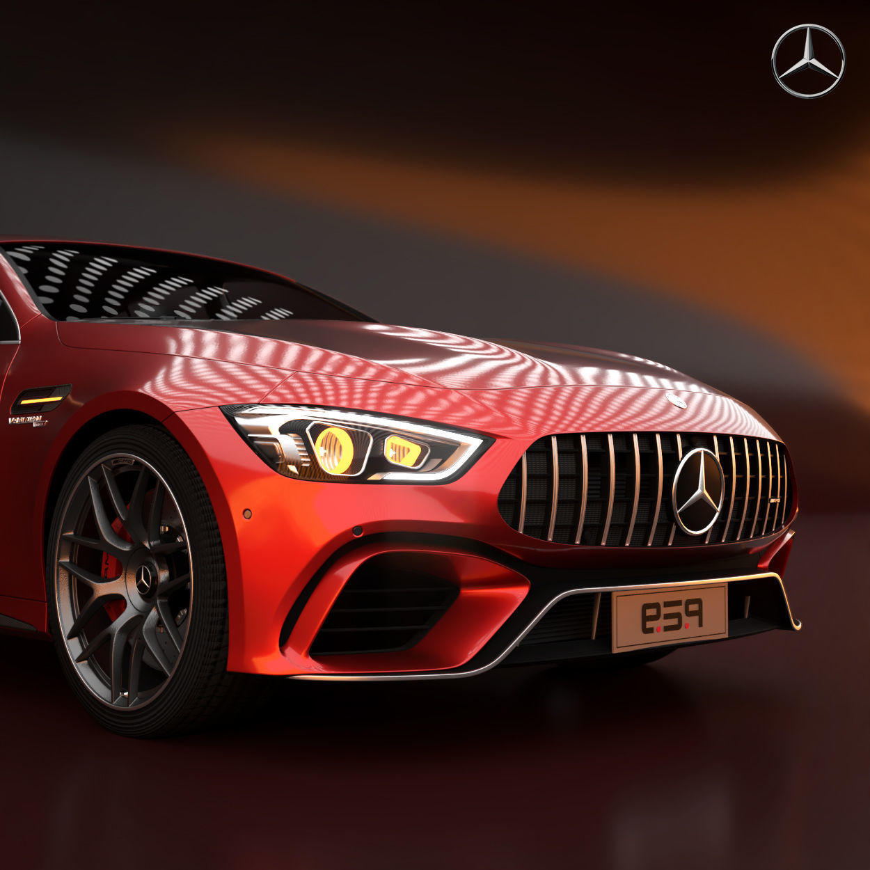 Mercedes Benz AMG GT 63s Detailed 3D model 3D model | CGTrader