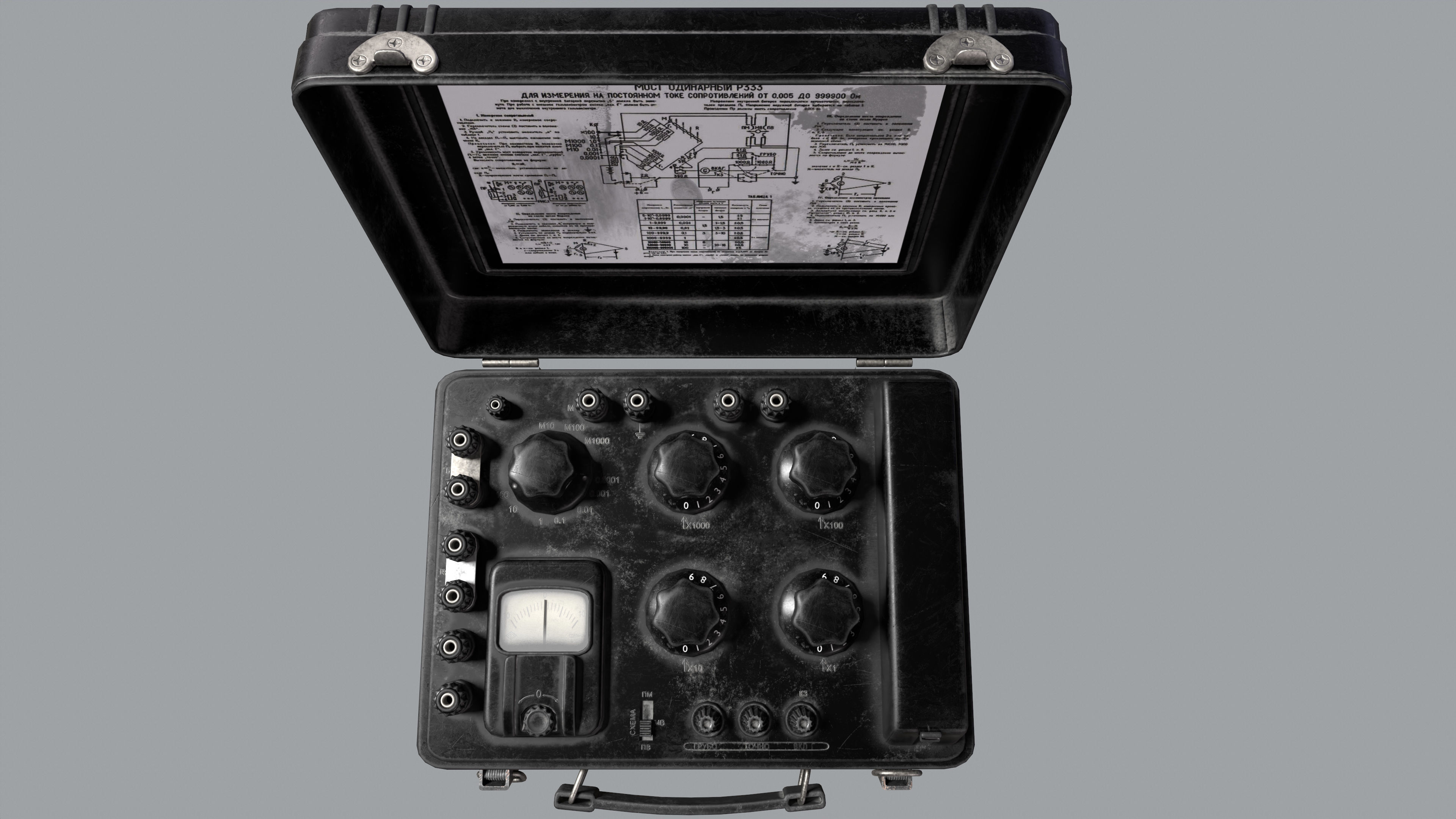 3D model Measuring device R333 VR / AR / low-poly | CGTrader