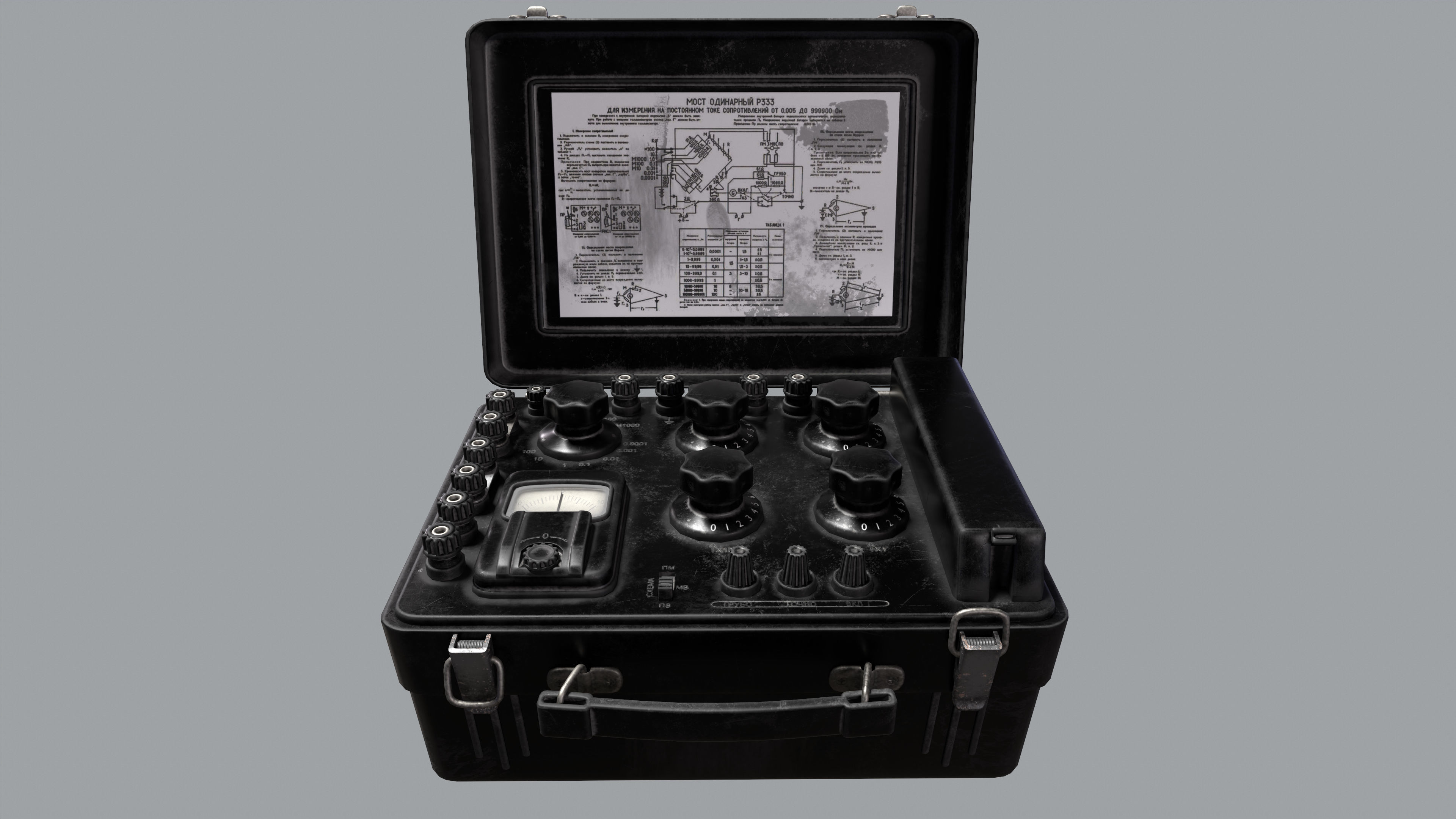 3D model Measuring device R333 VR / AR / low-poly | CGTrader