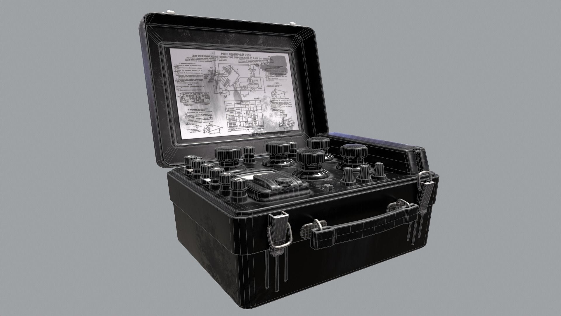 3D model Measuring device R333 VR / AR / low-poly | CGTrader