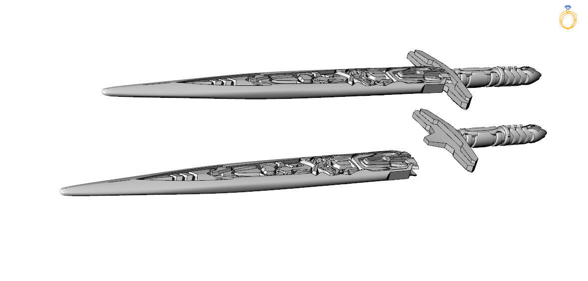 Transformers Optimus TLK Sword and Shield 3D model 3D printable | CGTrader
