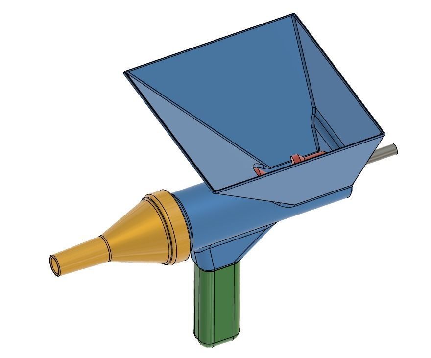 Joint gun mortar syringe electric grout gun free 3D model 3D printable ...