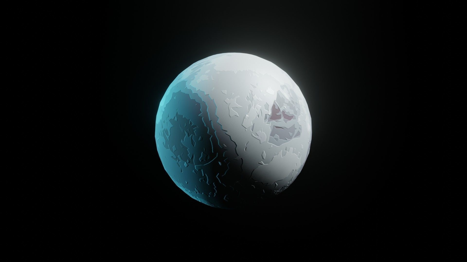 3D model Stylized Planet Pluto 3D Model 2k 4k 8k Textures VR / AR / low ...