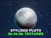 3D model Stylized Planet Pluto 3D Model 2k 4k 8k Textures VR / AR / low ...