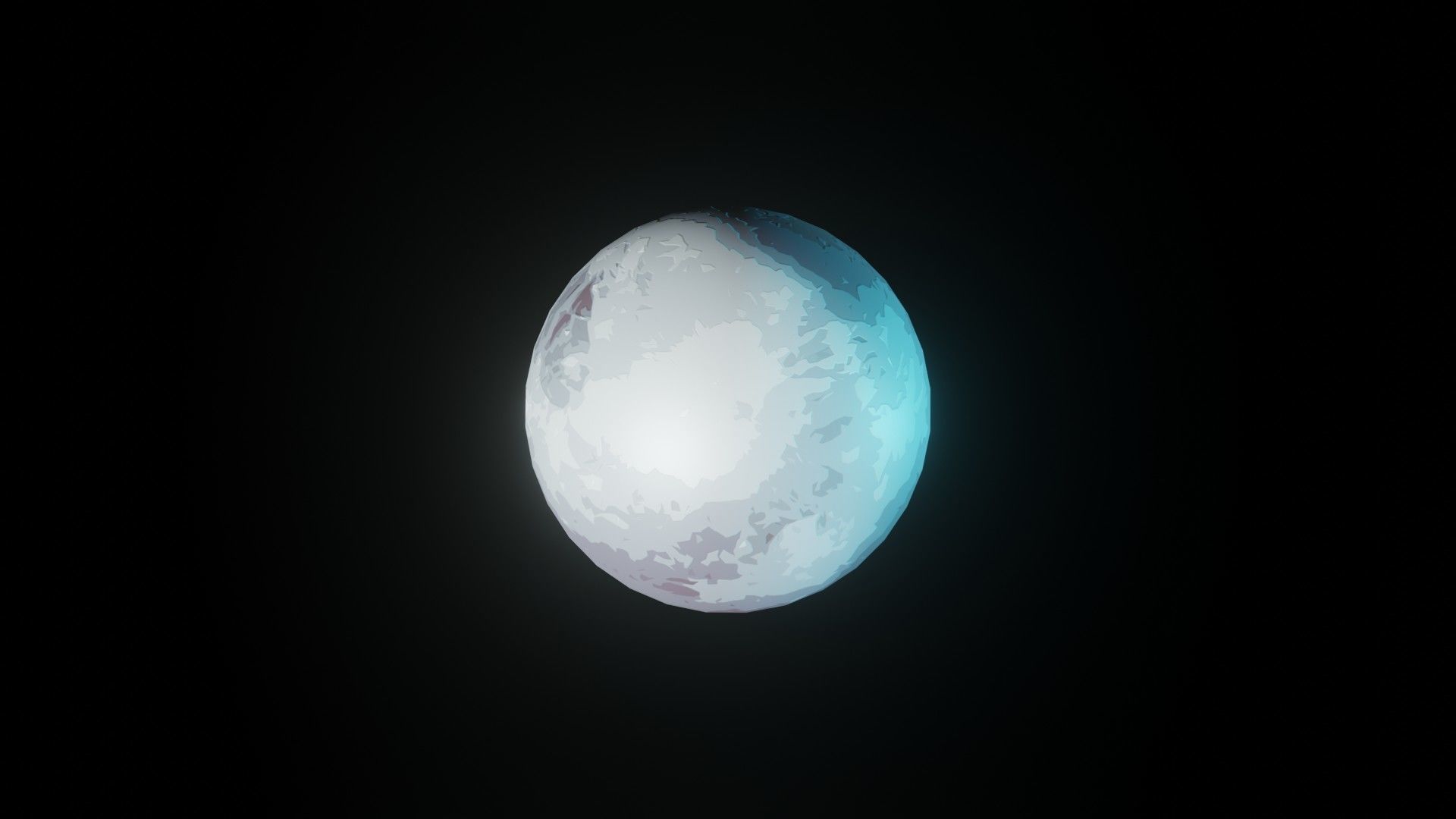 3D model Stylized Planet Pluto 3D Model 2k 4k 8k Textures VR / AR / low-poly | CGTrader
