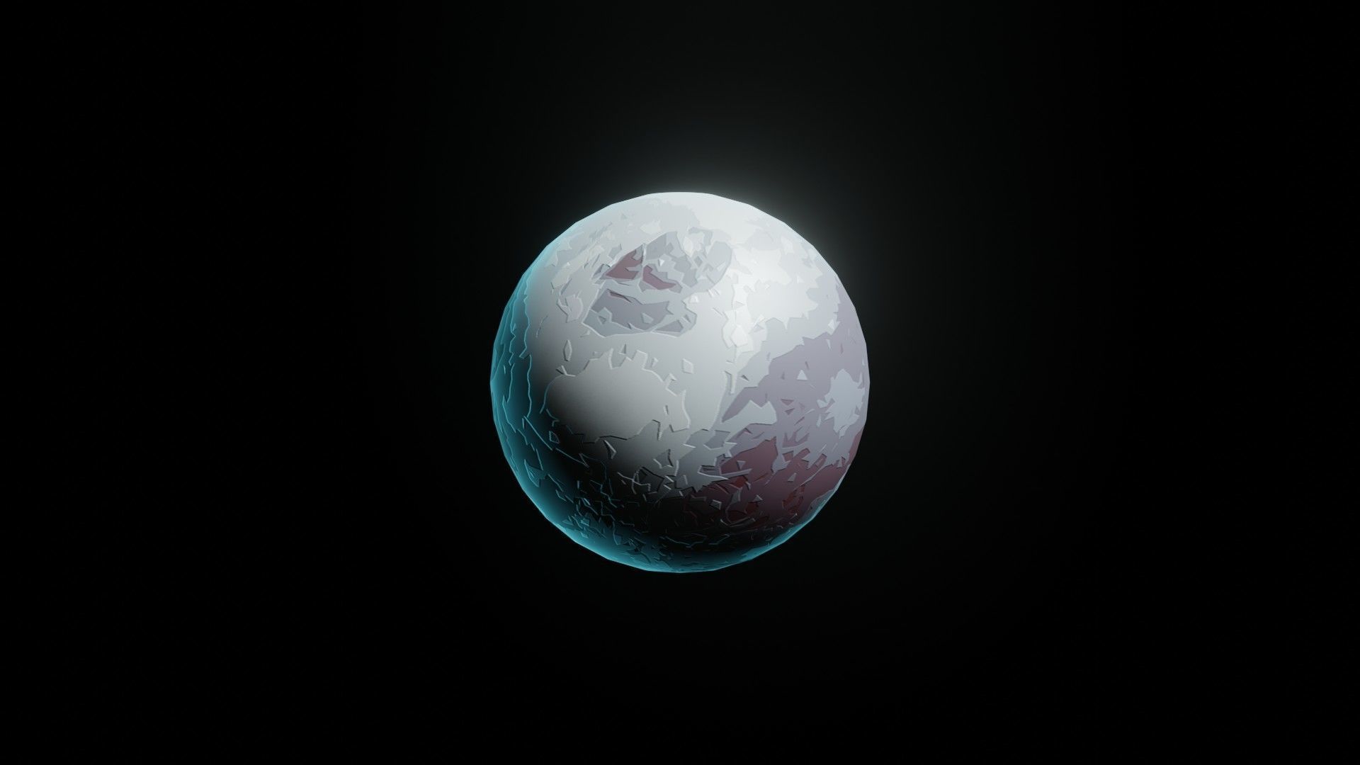 3D model Stylized Planet Pluto 3D Model 2k 4k 8k Textures VR / AR / low-poly | CGTrader