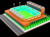 3D model Low poly Football Stadium VR / AR / low-poly | CGTrader