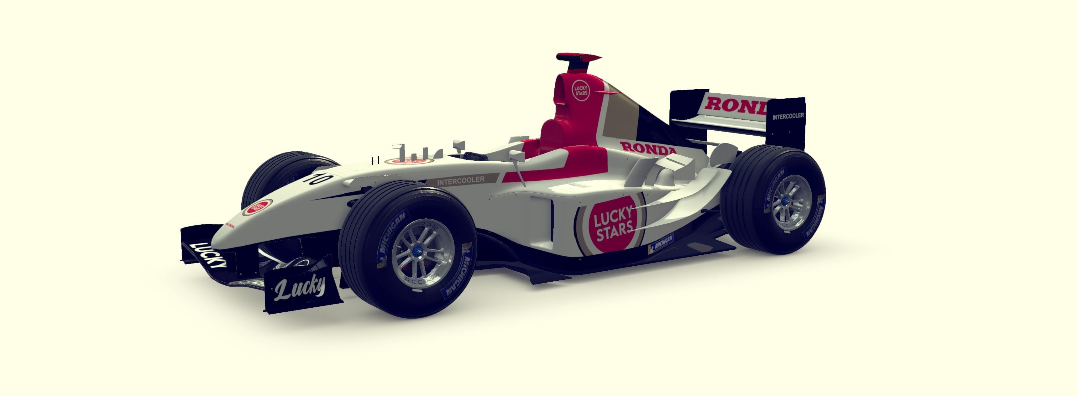 Cartoon Formula 2004 3D model | CGTrader