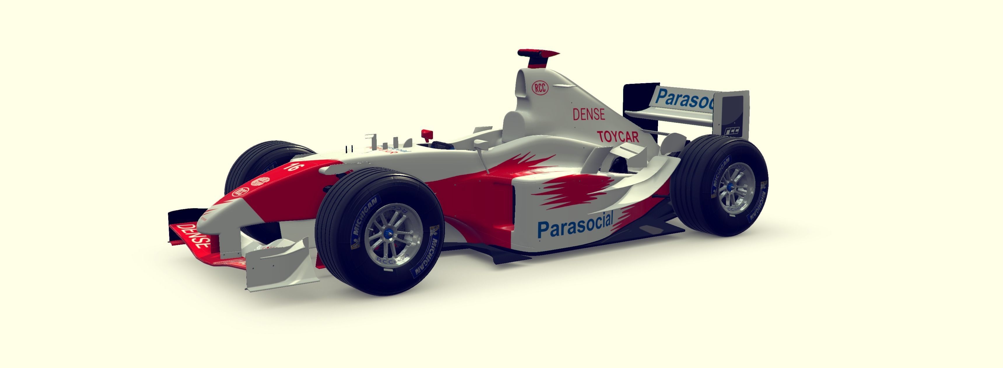 Cartoon Formula 2004 3D model | CGTrader