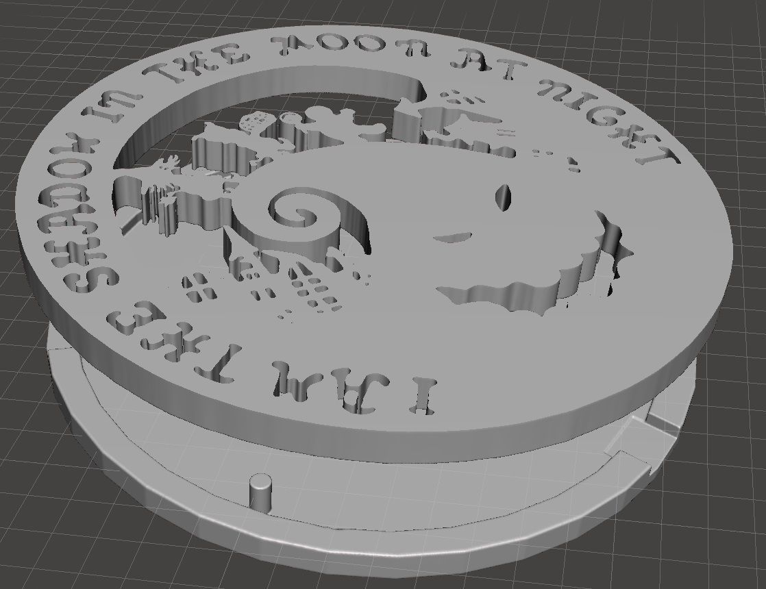 Oogie Boogie light 3D model 3D printable | CGTrader