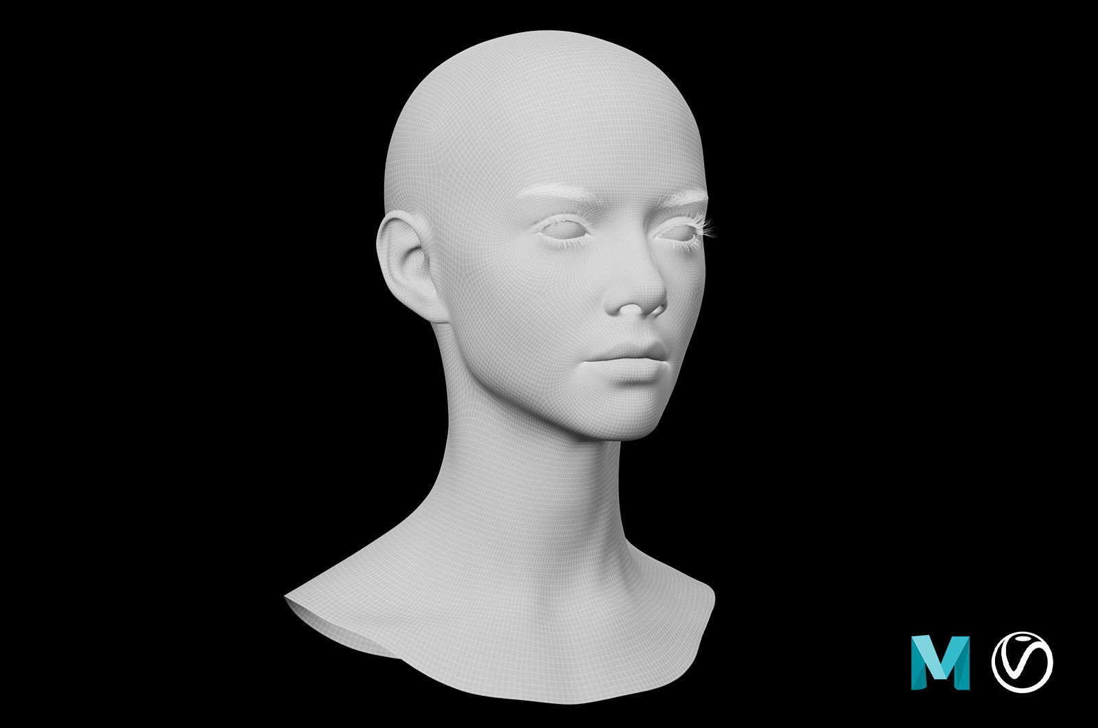 Realistic Woman Portrait 3D model | CGTrader