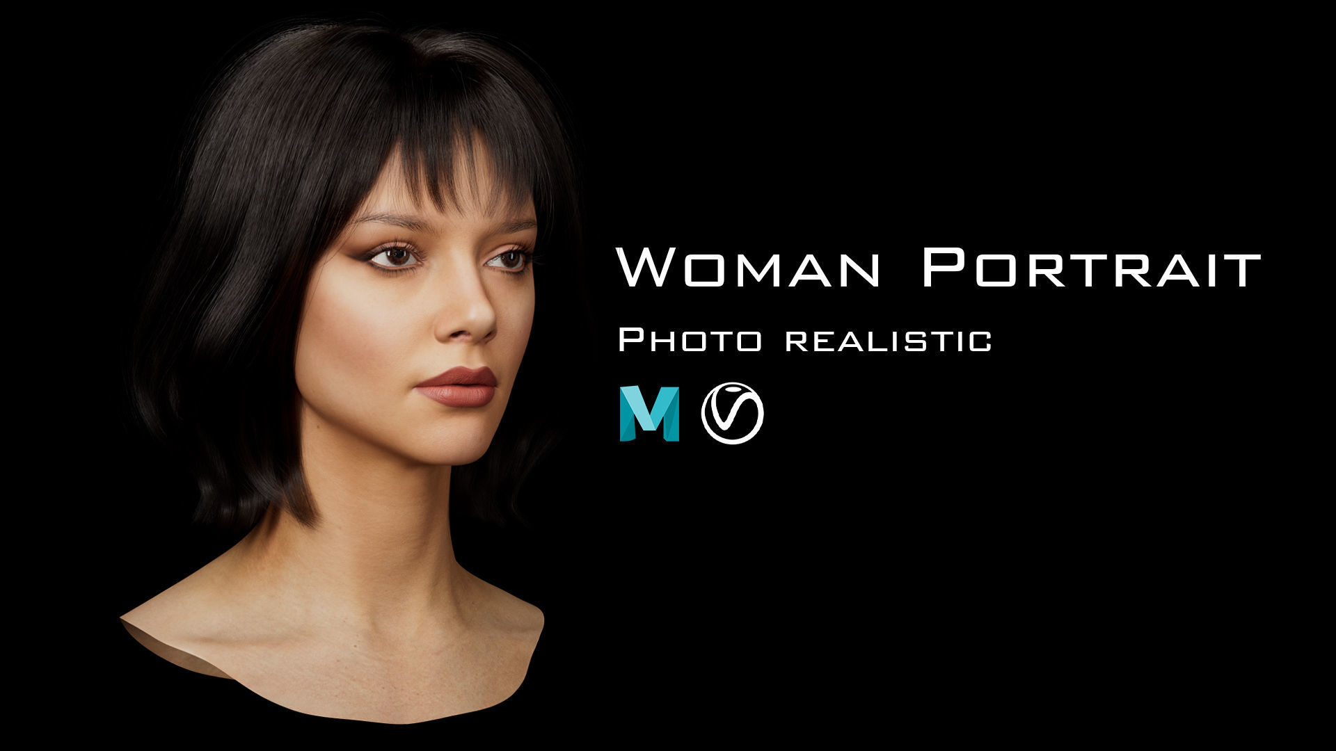 Realistic Woman Portrait 3D model | CGTrader