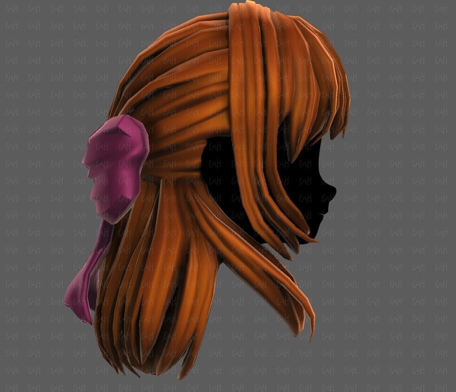 3D Hair style for girl V118 3D model | CGTrader