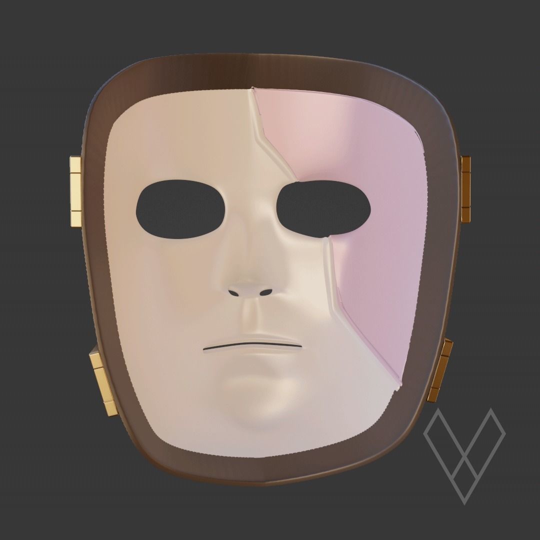 Sally Face Mask 3D model 3D printable | CGTrader