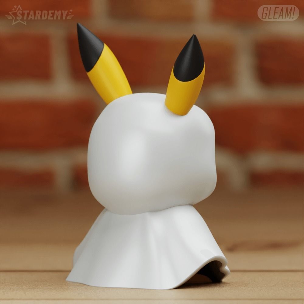 Pikachu Ghost Halloween Pokemon No Supports Cute Chibi 3D model 3D ...