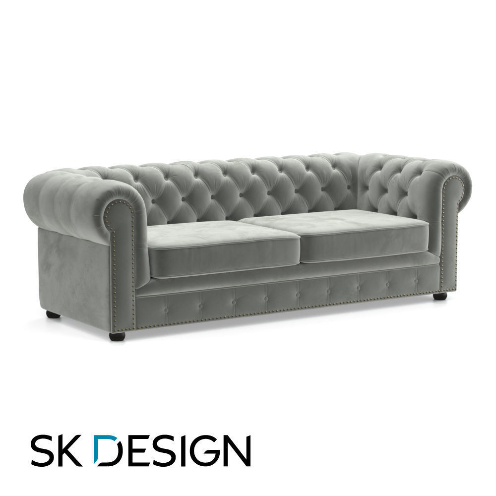 Chester Sofa SK Design free 3D model | CGTrader