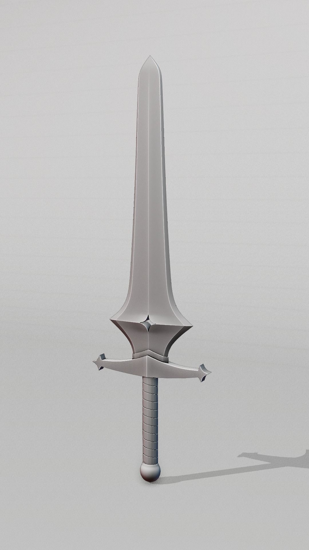 3D model Low Poly RPG Fantasy Star Sword 3D model VR / AR / low-poly ...