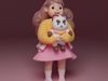 Bee and PuppyCat 3D model 3D printable | CGTrader