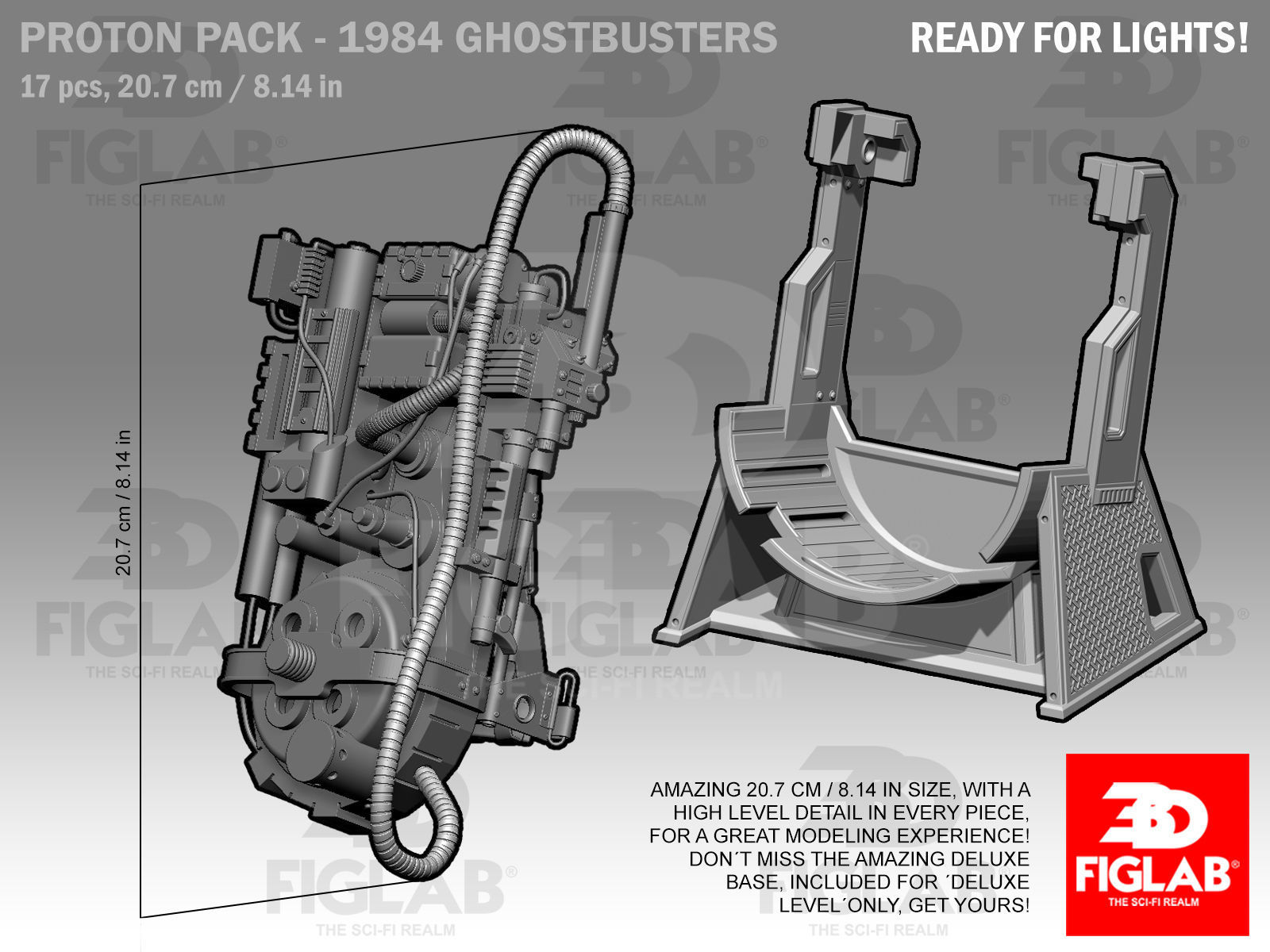 1984 GHOSTBUSTERS PROTON PACK 3D model | CGTrader