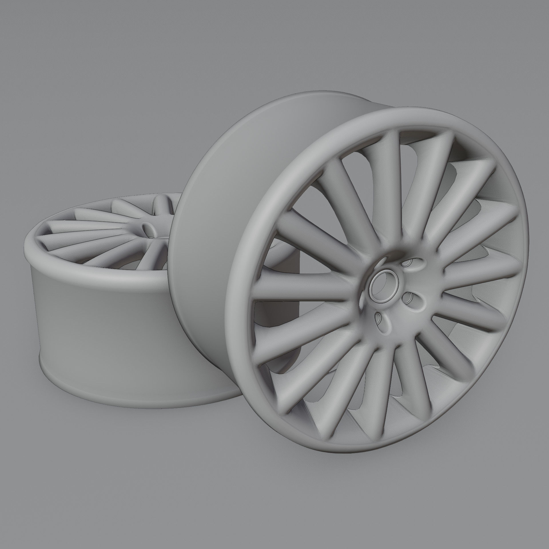 Carbon Fiber Alloy Wheels 3D model | CGTrader