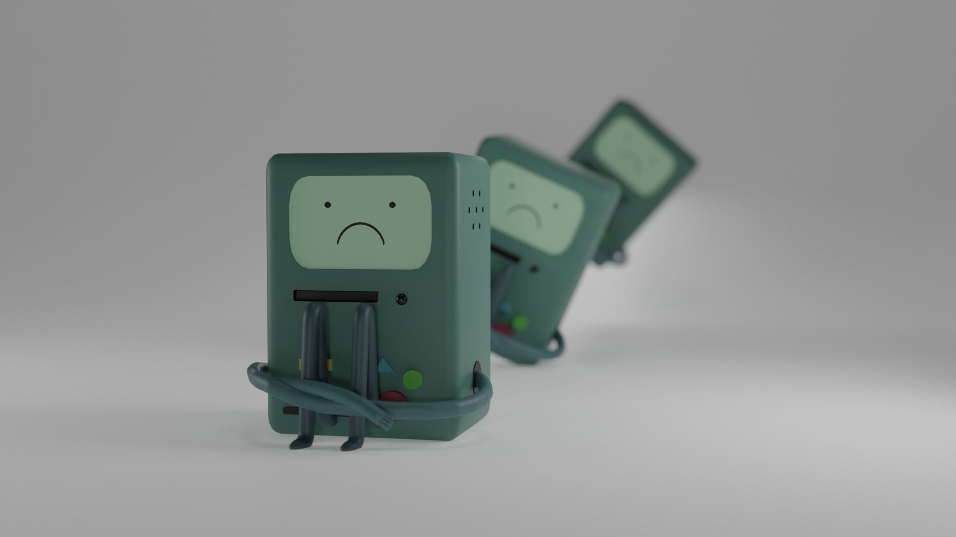 SAD BMO 3D model | CGTrader