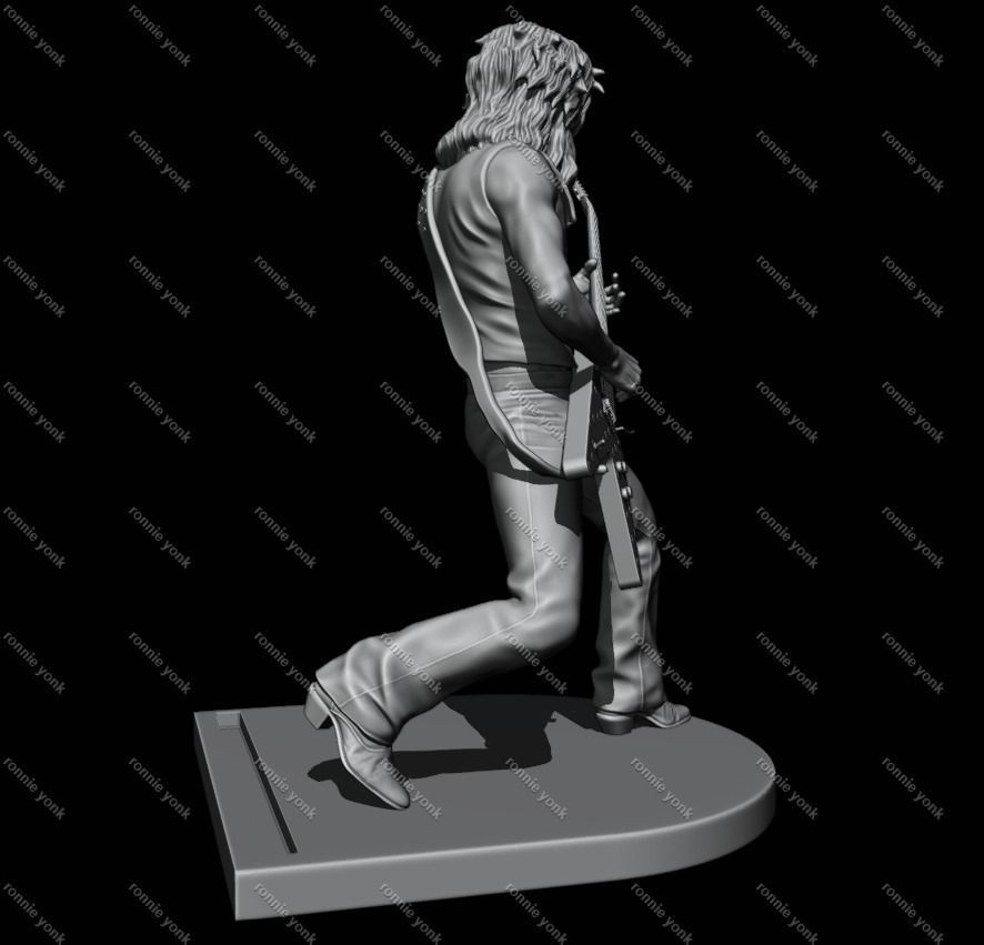 Randy Rhoads 3d printing 3D model 3D printable | CGTrader