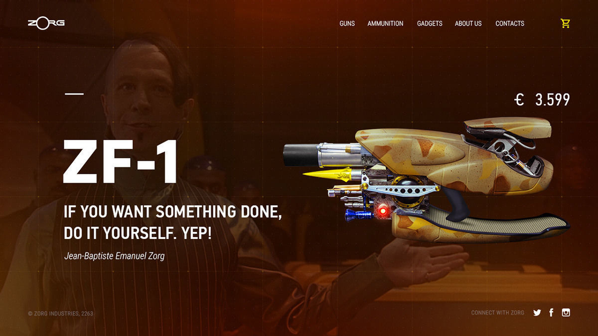 ZF 1 ZORG 3D model 3D printable | CGTrader