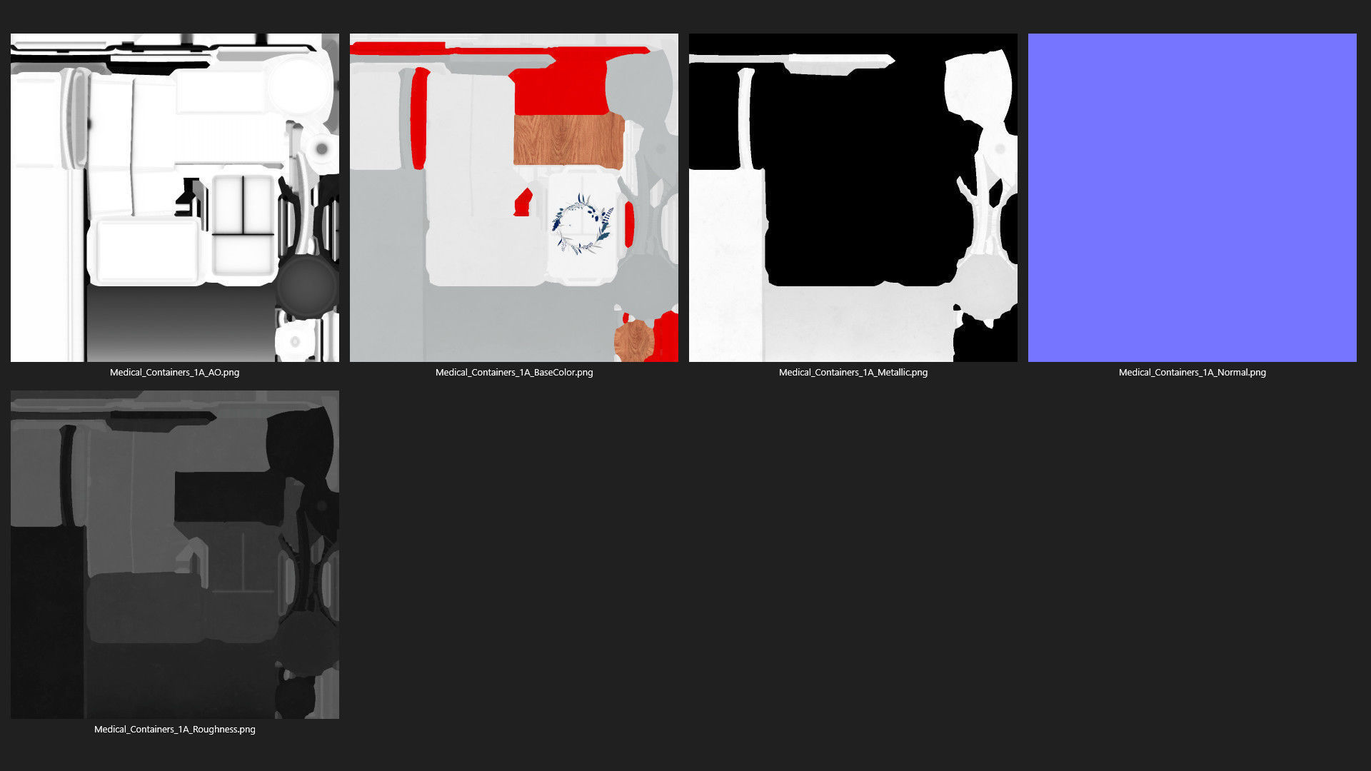 3D model Medical Containers 1A VR / AR / low-poly | CGTrader