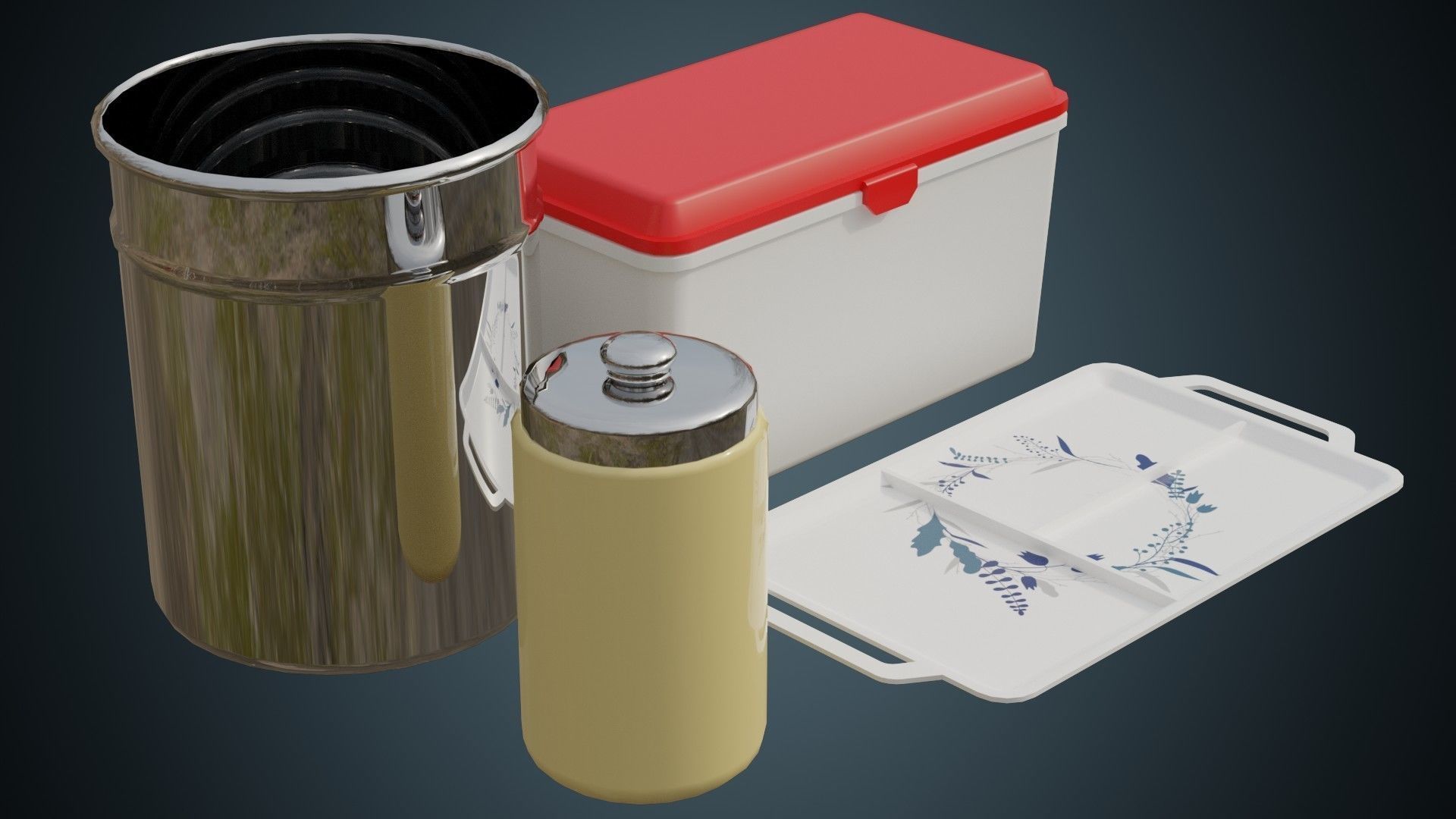 3D model Medical Containers 1 Basic VR / AR / low-poly | CGTrader