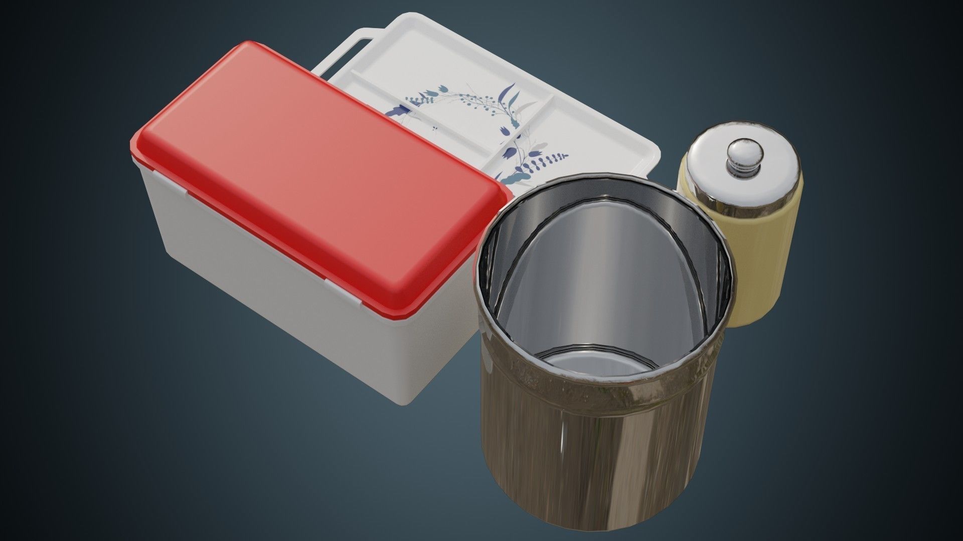 3D model Medical Containers 1 Basic VR / AR / low-poly | CGTrader