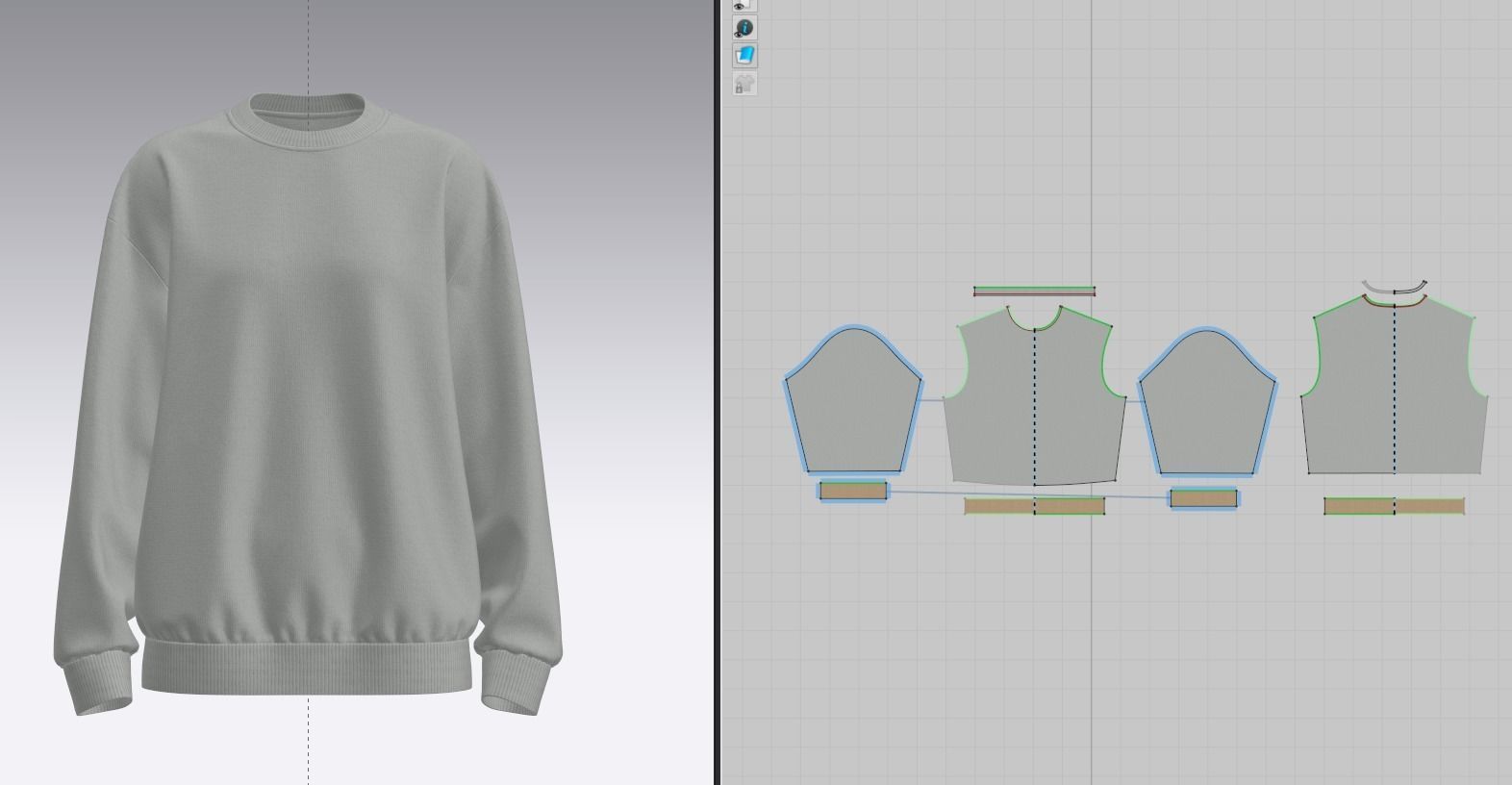 Womens Oversized Sweatshirt 3d Model 3D model | CGTrader