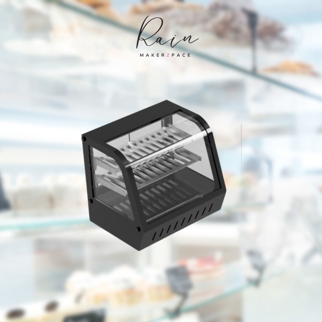 CounterTop Chiller Miniature Bakery Furniture Collection 3D model 3D ...