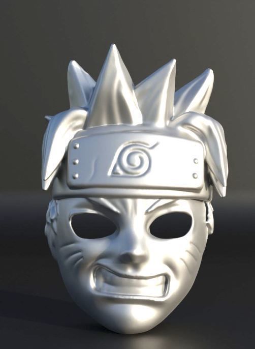 Anime Mask Pack of 5 PCS Anime Character Mask 3D model 3D printable ...