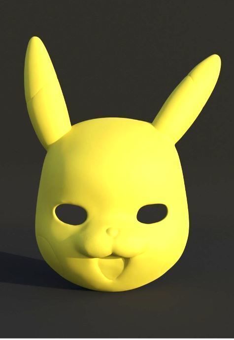 Anime Mask Pack of 5 PCS Anime Character Mask 3D model 3D printable ...