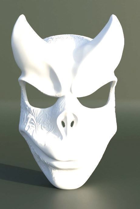 Anime Mask Pack of 5 PCS Anime Character Mask 3D model 3D printable ...