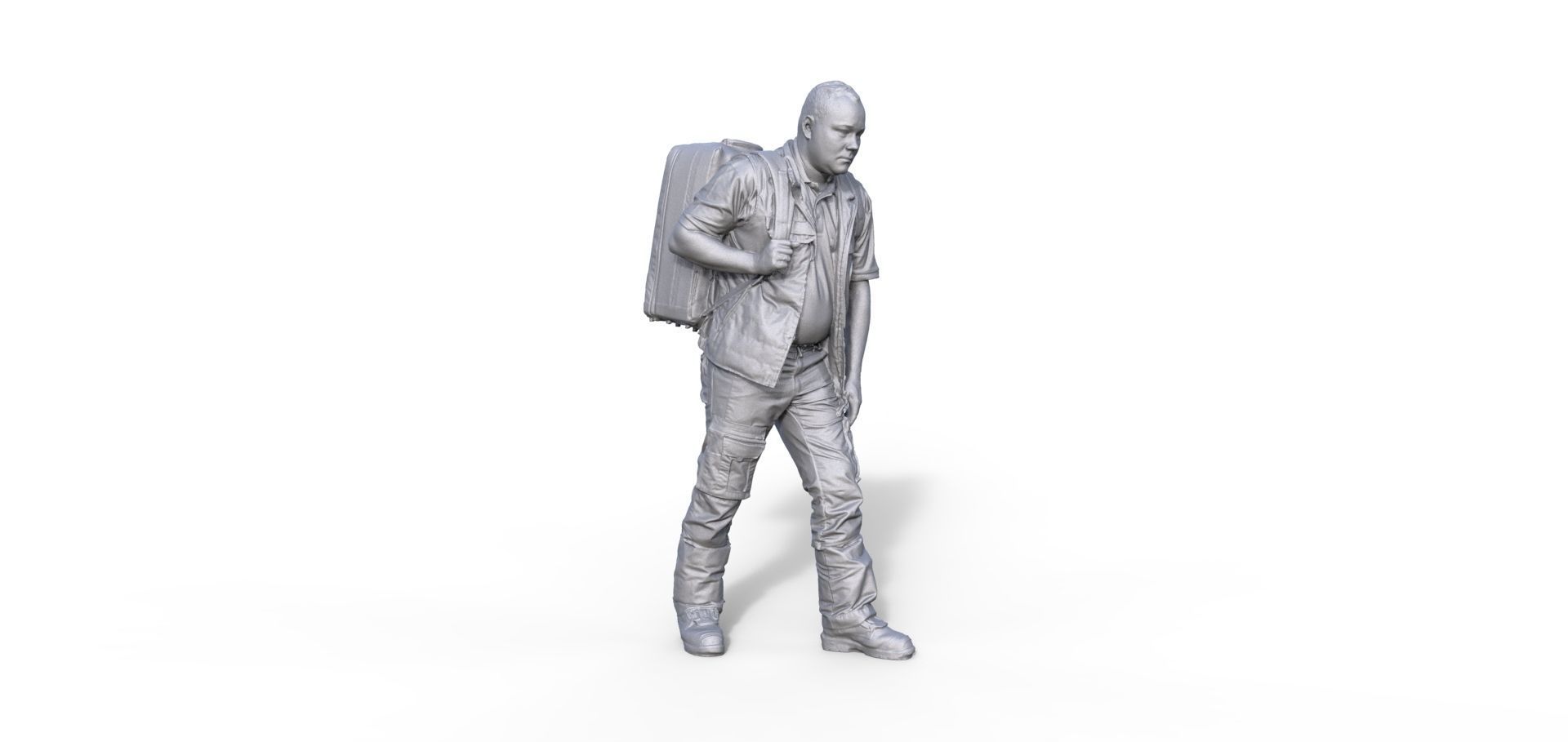 Paramedic figure 3D model 3D printable | CGTrader